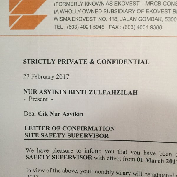 Wisma Ekovest - Jalan Gombak