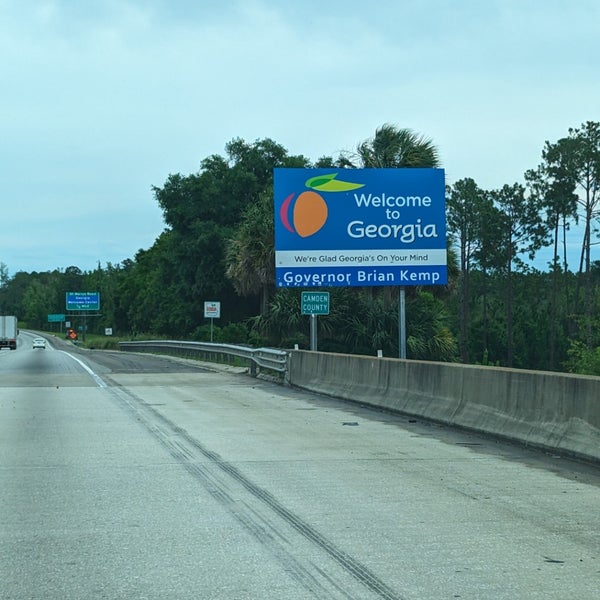 Florida / Georgia State Line - Border Crossing