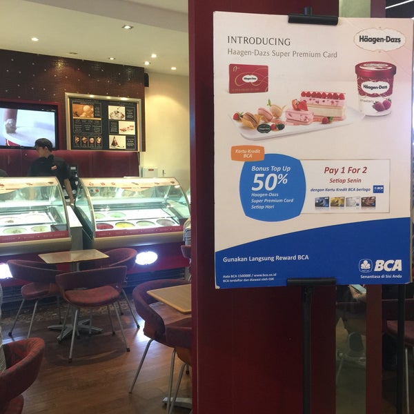 Haagen Dazs Menu Board