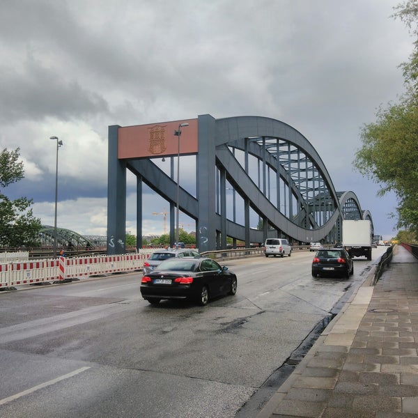 Neue Elbbrücke - Bridge in Rothenburgsort