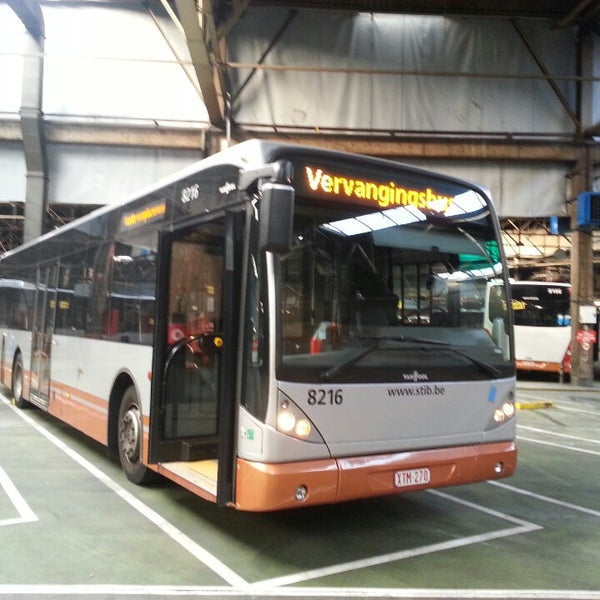 Dépôt / Stelplaats Delta (MIVB / STIB) - Structure