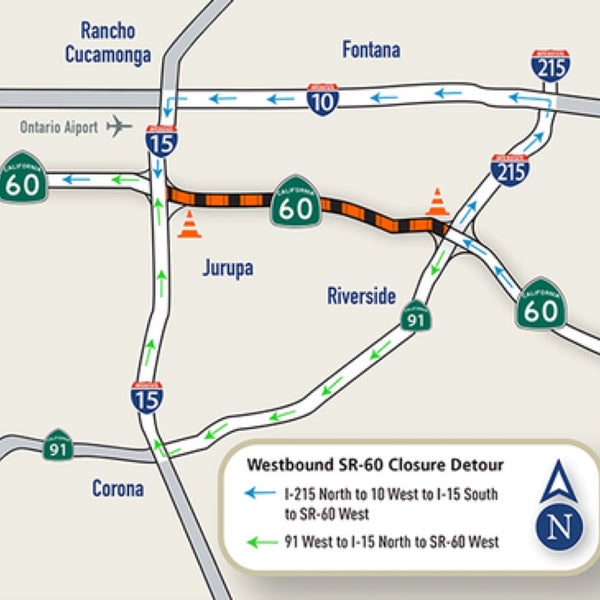 60 Freeway West - Road