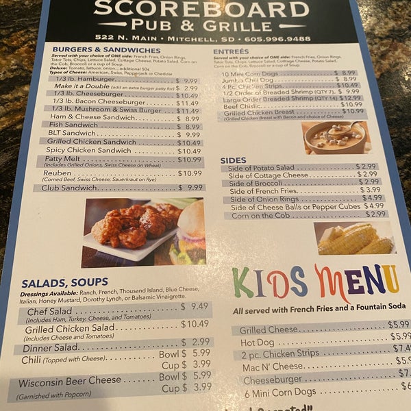 Scoreboard Pub & Grille - 5 tips