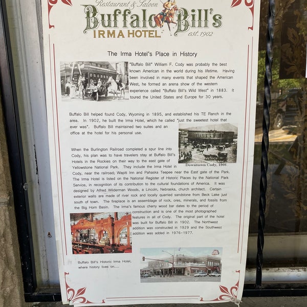 Buffalo Bill's Irma Hotel - 1192 Sheridan Ave