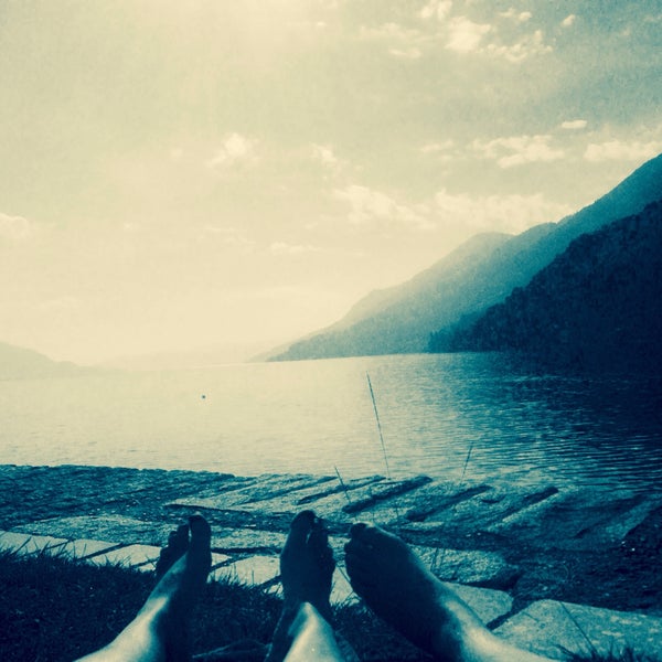 Spiaggia di Cannero Riviera - Beach in Cannero Riviera