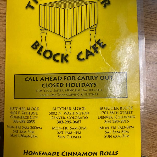 Butcher Block Cafe - Diner in Denver