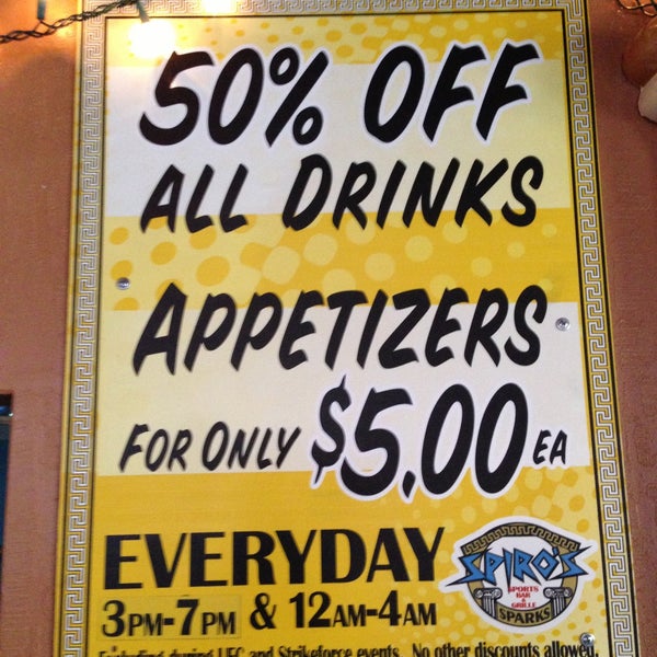 Spiro's Sports Bar & Grille - 8 tips from 140 visitors