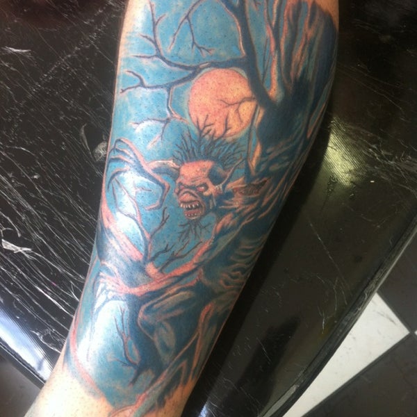 Iron Maiden Fear Of The Dark Tattoo