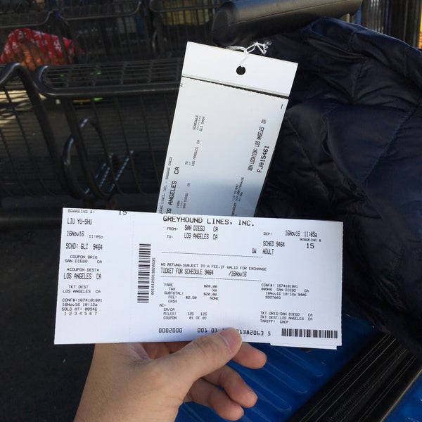 Greyhound Bus Ticket