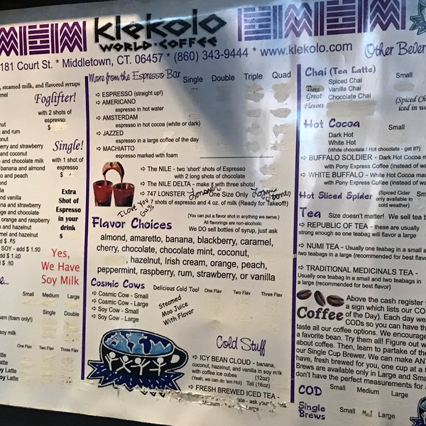 Klekolo World Coffee - 31 tips