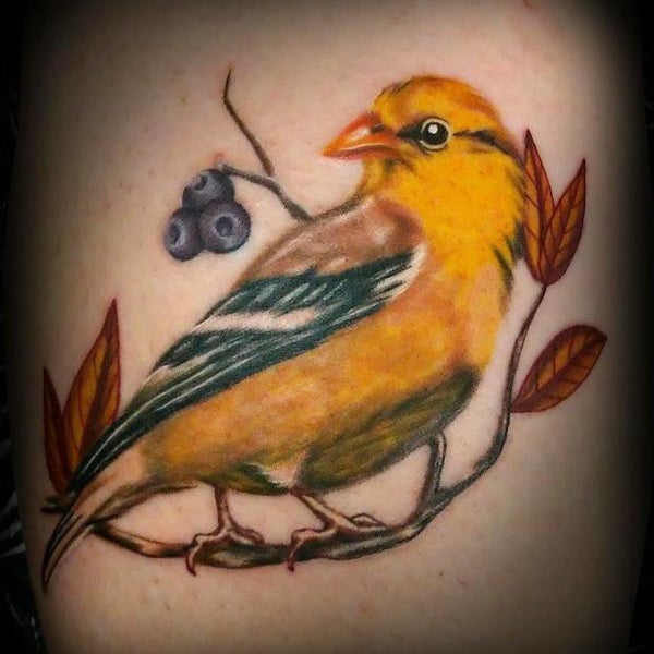 Yellow Canary Tattoo