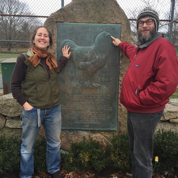 Rhode Island Red Monument - Little Compton, RI