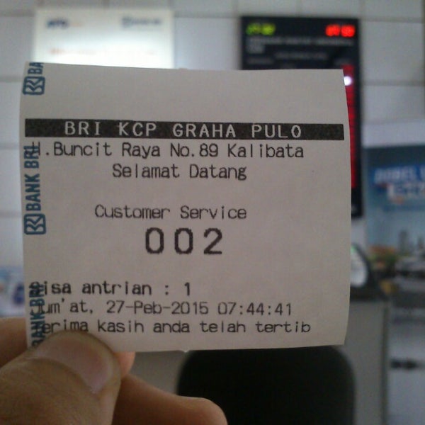 BRI KCP Graha Pulo - Jakarta Selatan, Jakarta