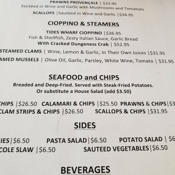 The Tides Wharf Restaurant & Bar - Seafood Restaurant