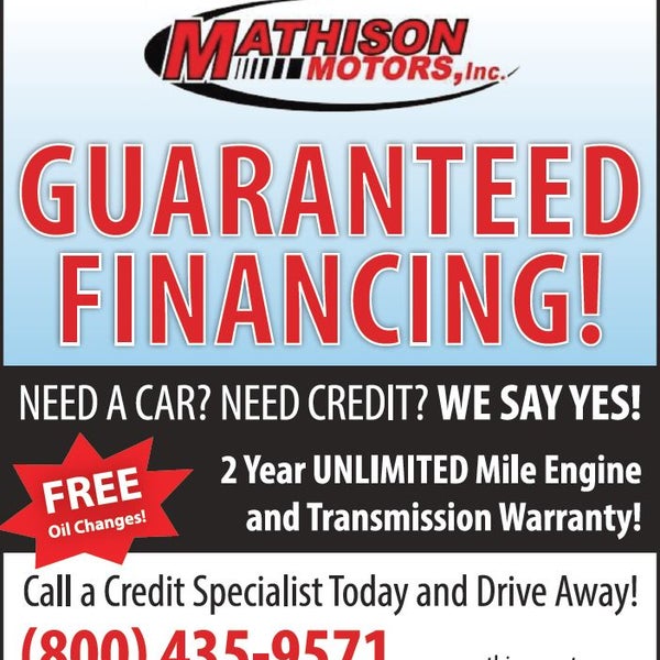 Mathison Motors Inc. - Car Dealership