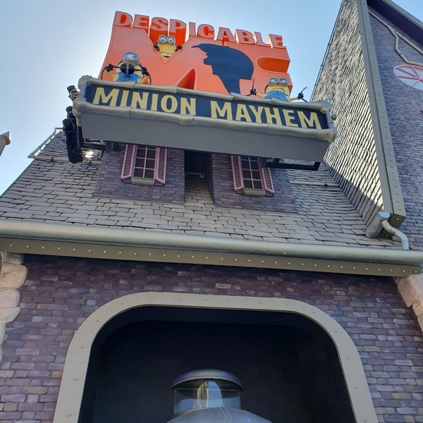 Universal Studios Hollywood Despicable Me Minion Mayhem Map