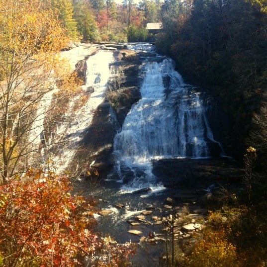 High Falls - Trail in Pisgah Forest