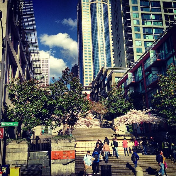 The Harbor Steps - Park in Seattle Central Business District