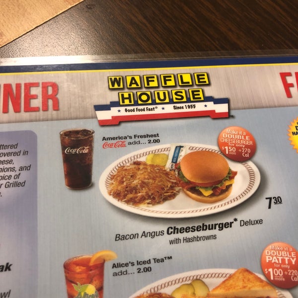Waffle House Burger