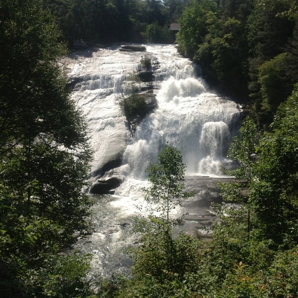 High Falls - Trail in Pisgah Forest