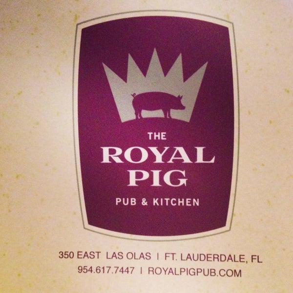 Photos at Royal Pig Pub - Downtown Fort Lauderdale - 99 tips from 3292 ...