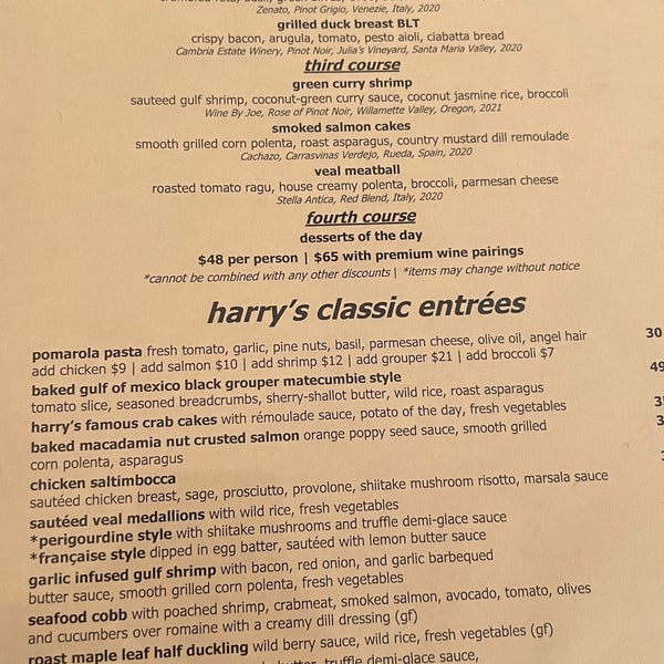 Harry's Continental Kitchen - 14 tips