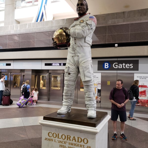 Photos at Statue of Jack Swigert, Apollo Astronaut - Denver ...