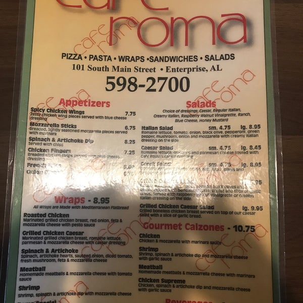 Cafe Roma - Enterprise, AL