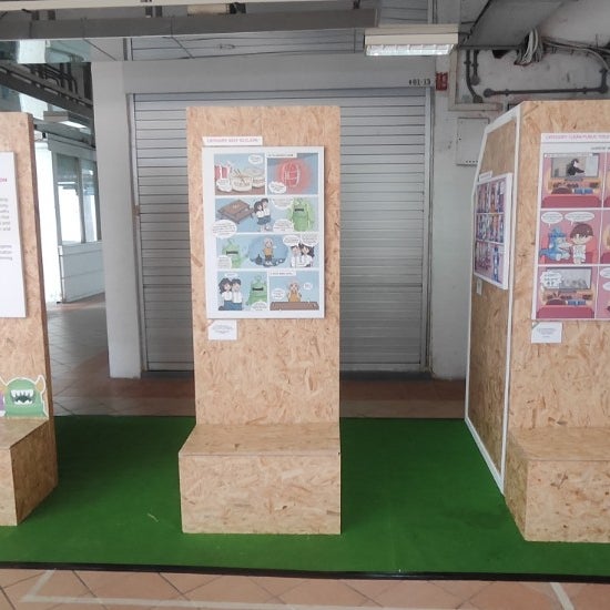 Keep Sg Clean Comic Strip Exhibition