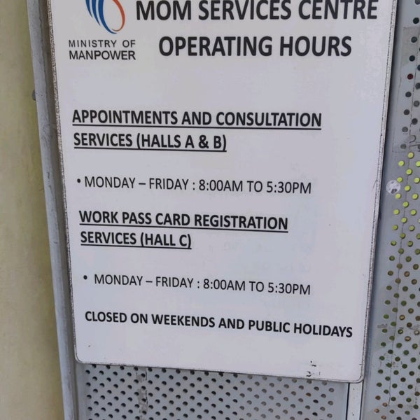 MOM Services Centre (MOMSC) - Government Building