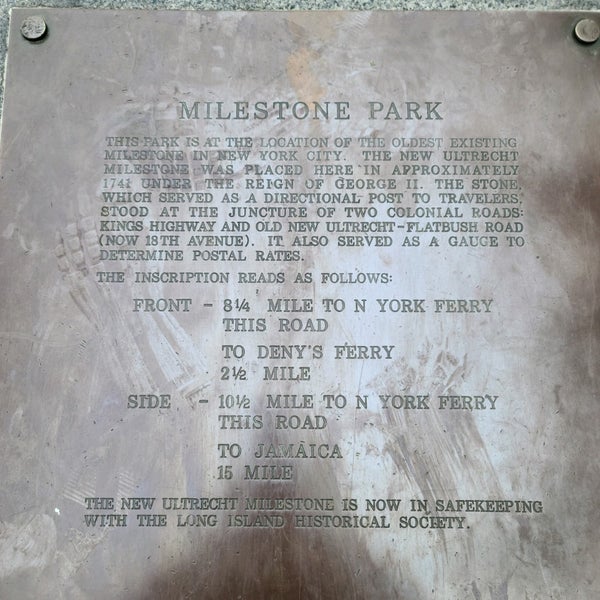 Milestone Park - Park