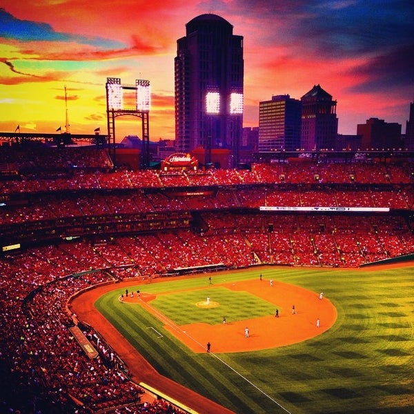 Busch Stadium Sunset