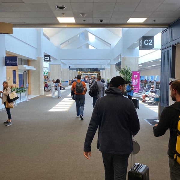 Boarding Area C - Airport Terminal in San Francisco