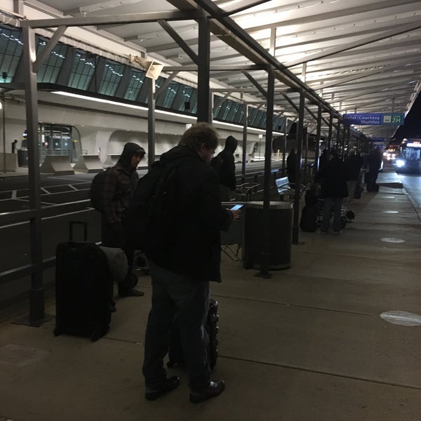 Curb Bus Stops - Saarinen Cir