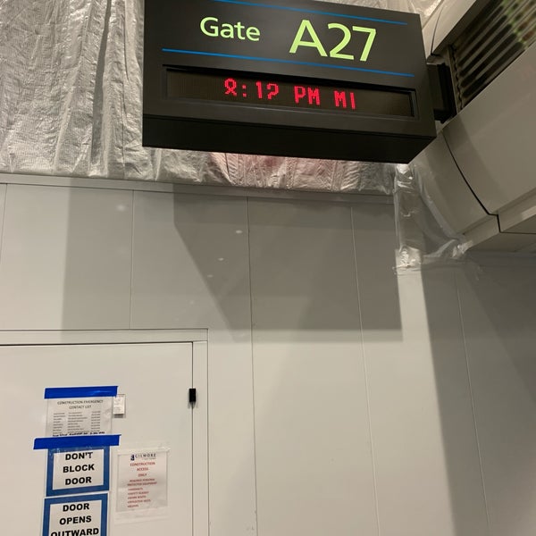 Gate A27 - Airport Gate in Denver International Airport
