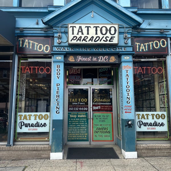 Tattoo Parlors In Washington Dc