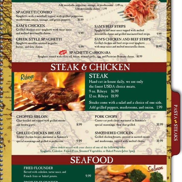 Sammio's Italian Restaurant - Italian Restaurant in Hope Mills