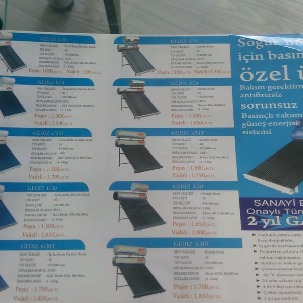 Aysu Su Arıtma Ve Gunes Enerji Sistemleri - Uşak, Uşak