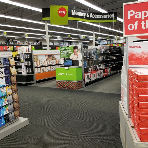 Staples Store Interior
