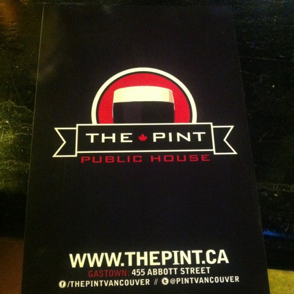 The Pint Public House - Downtown Vancouver - 38 tips