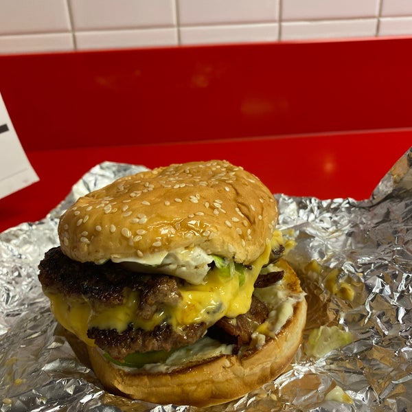 Five Guys Little Bacon Cheeseburger