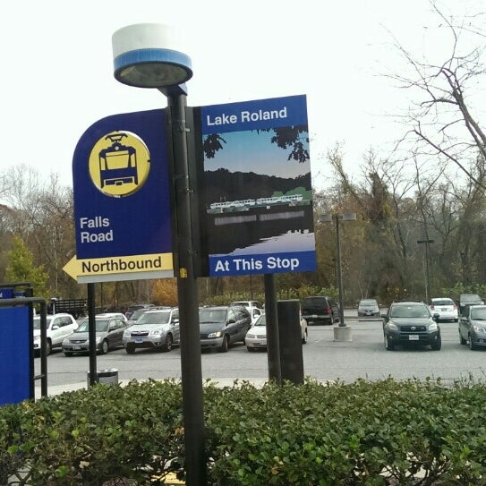 Photos at Falls Road Light Rail Station - Light Rail Station