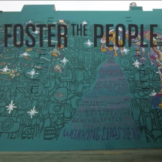 Foster The People Supermodel Mural