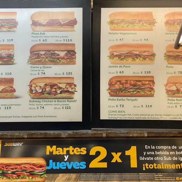 Subway - Benito Juarez, Distrito Federal