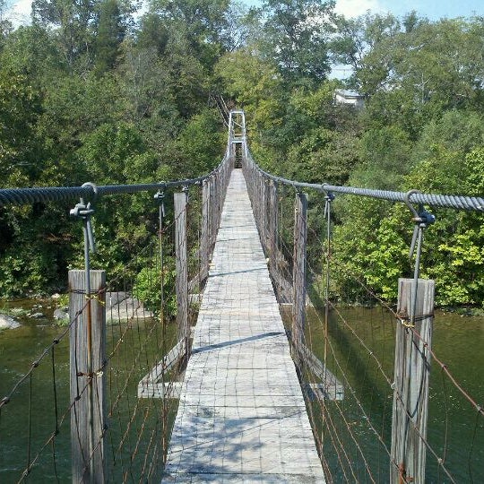 Narrow Passage Swinging Bridge