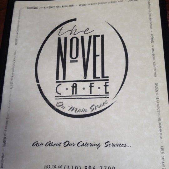 The Novel Cafe (Now Closed) - Ocean Park - Santa Monica, CA