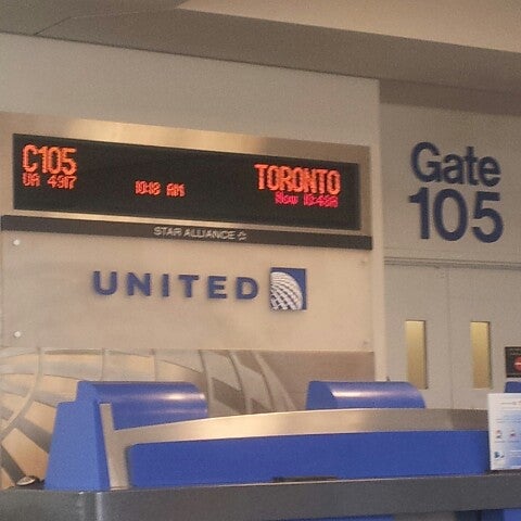 Photos at Gate C105 - Newark Airport and Port Newark - Newark, NJ