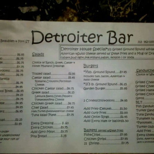 Detroiter Bar/Malaka's - Bar in Detroit