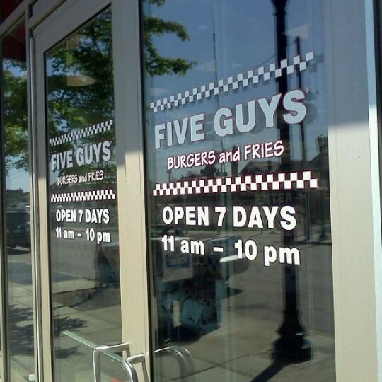 Five Guys (Now Closed) - CUF - 15 tips