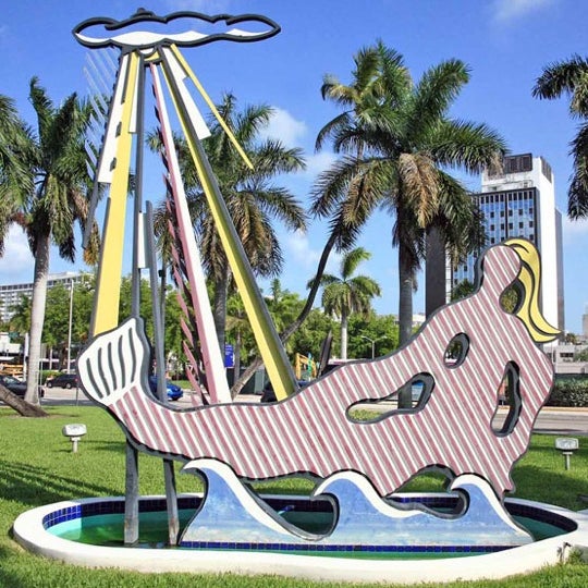 Mermaid Sculpture - City Center - Miami Beach, FL